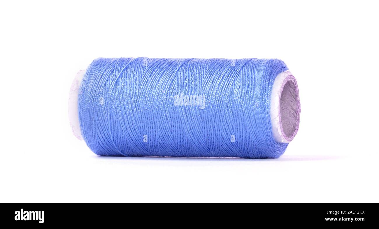 Color sewing thread with needle, isolated on a white background Stock ...