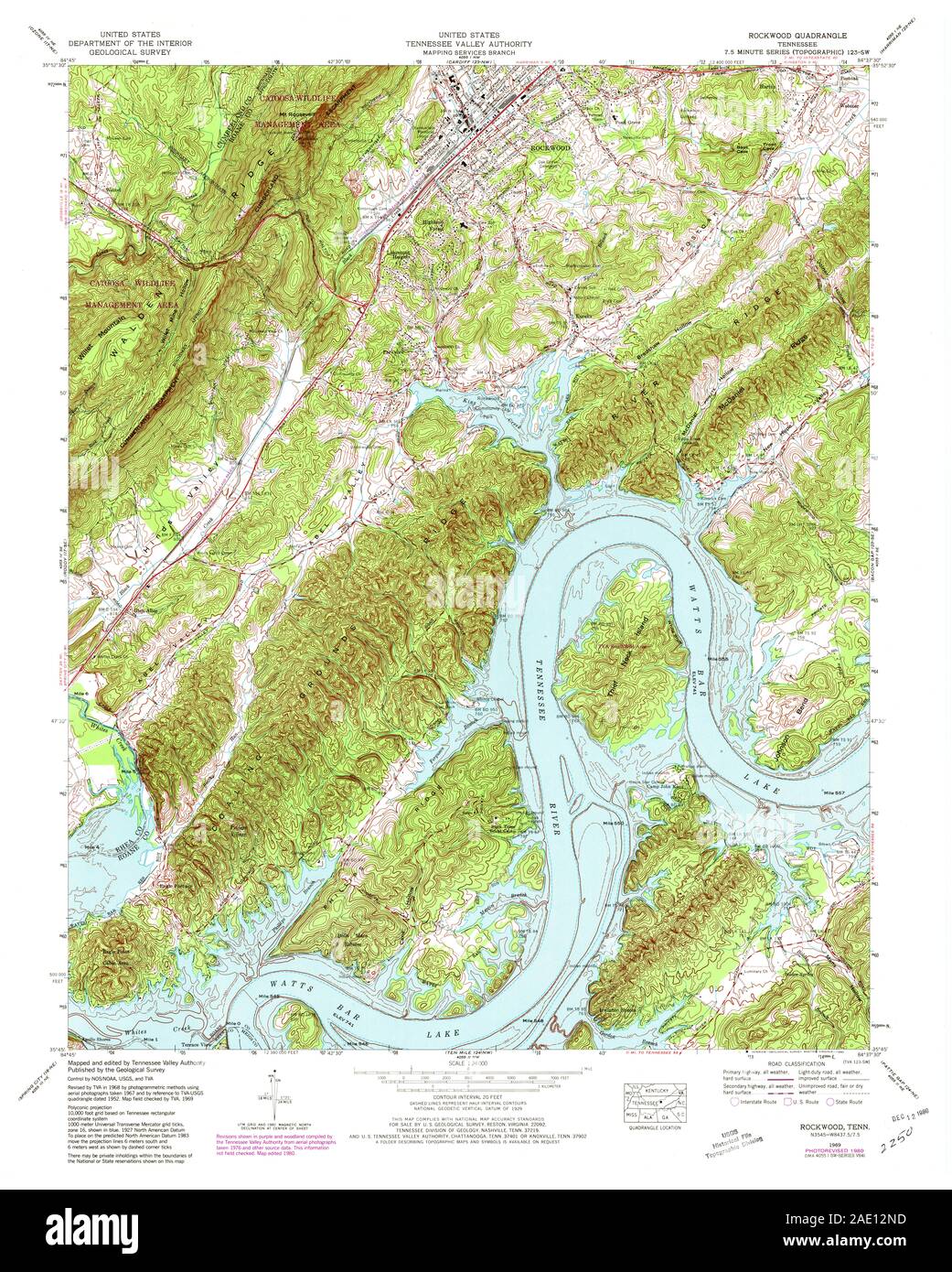 Map of rockwood hi-res stock photography and images - Alamy