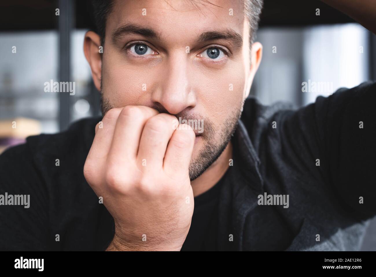 Man panic hi-res stock photography and images - Alamy