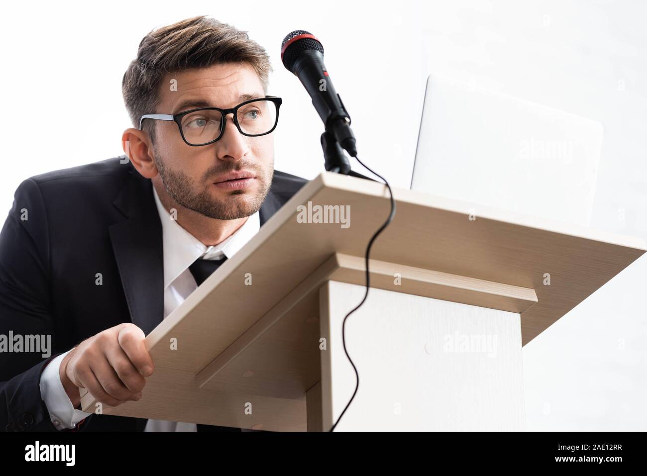 Stage fright speaker hi-res stock photography and images - Alamy