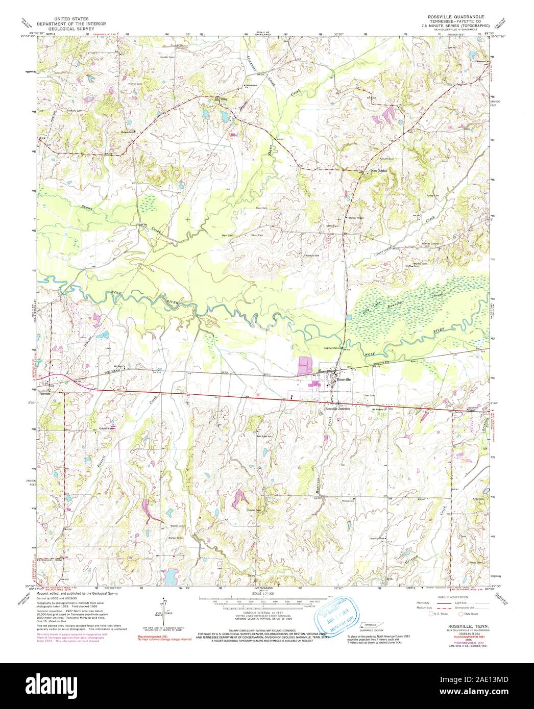 Map of rossville hi-res stock photography and images - Alamy