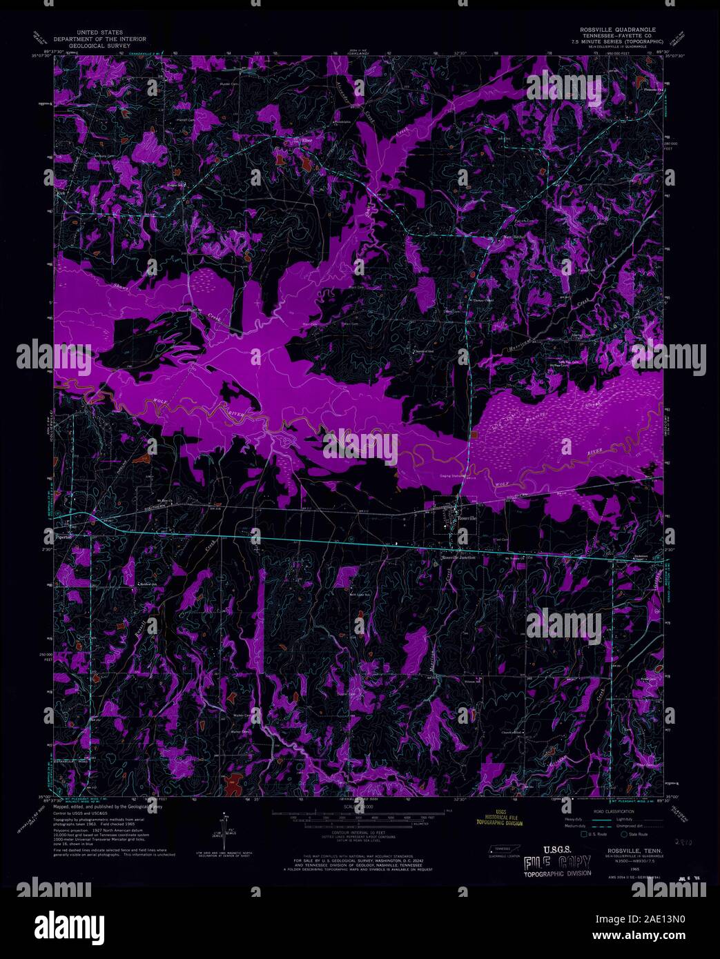 Map of rossville hi-res stock photography and images - Alamy