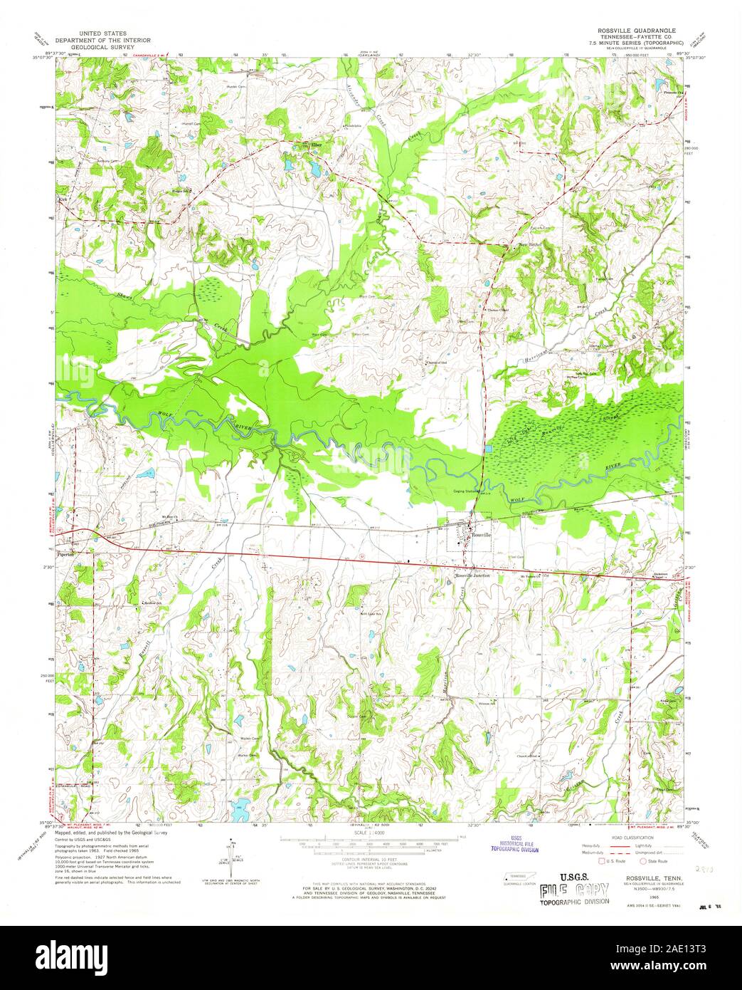 Map of rossville hi-res stock photography and images - Alamy