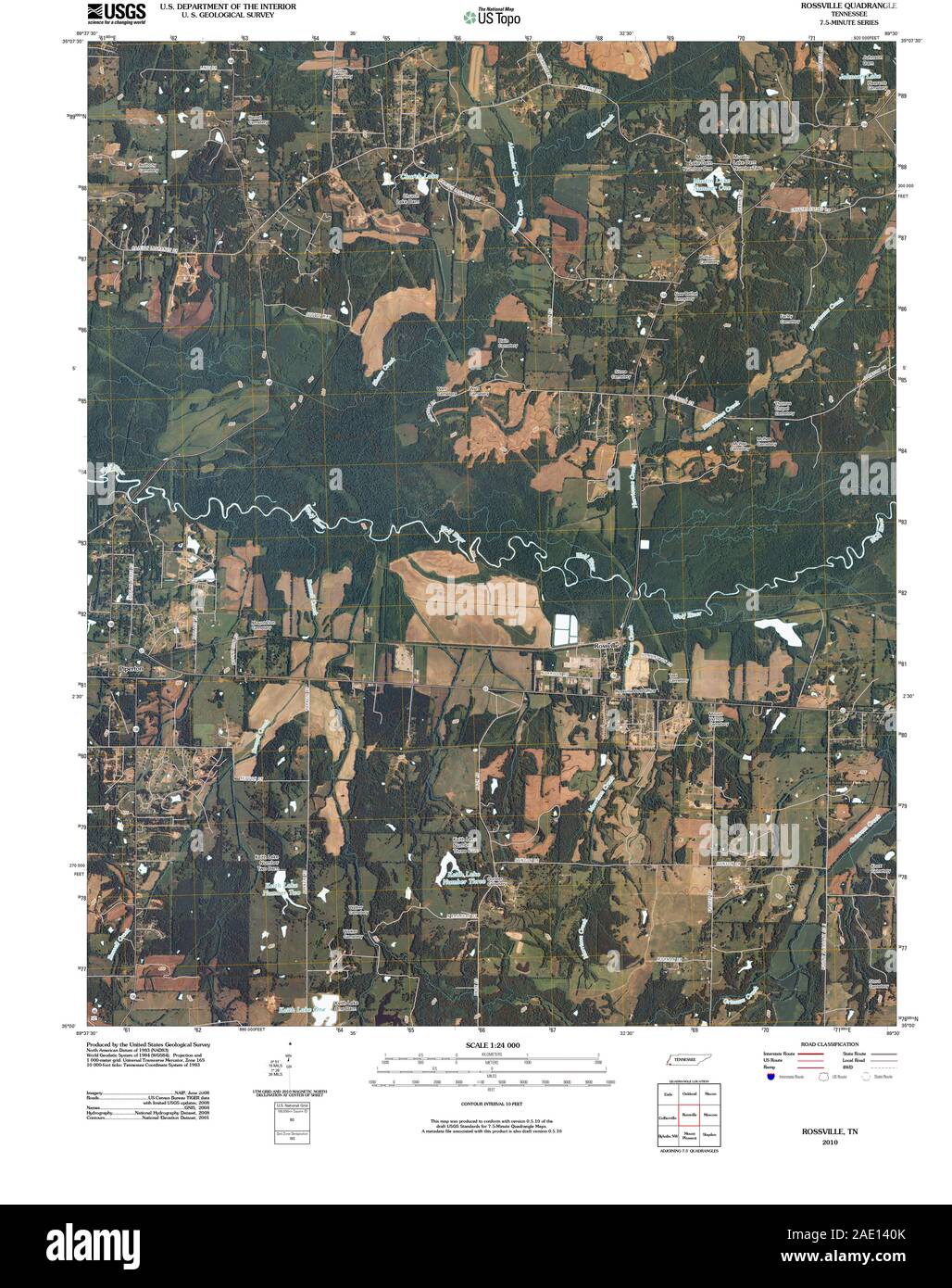 Map of rossville hi-res stock photography and images - Alamy