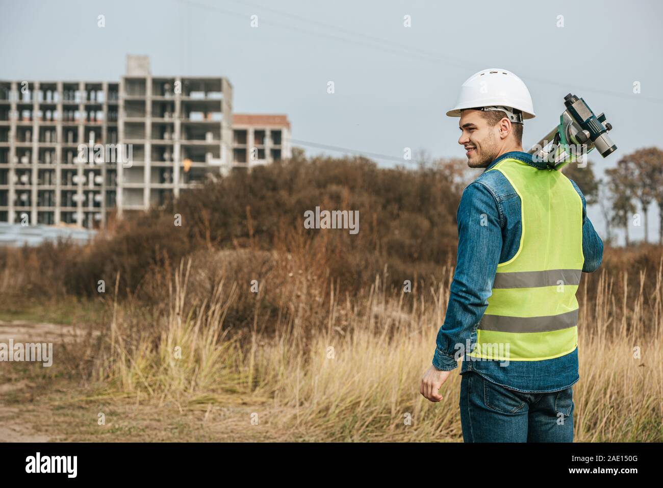 Background land surveying hi-res stock photography and images - Alamy