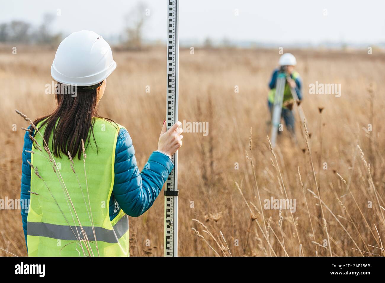 Survey ruler hi-res stock photography and images - Alamy