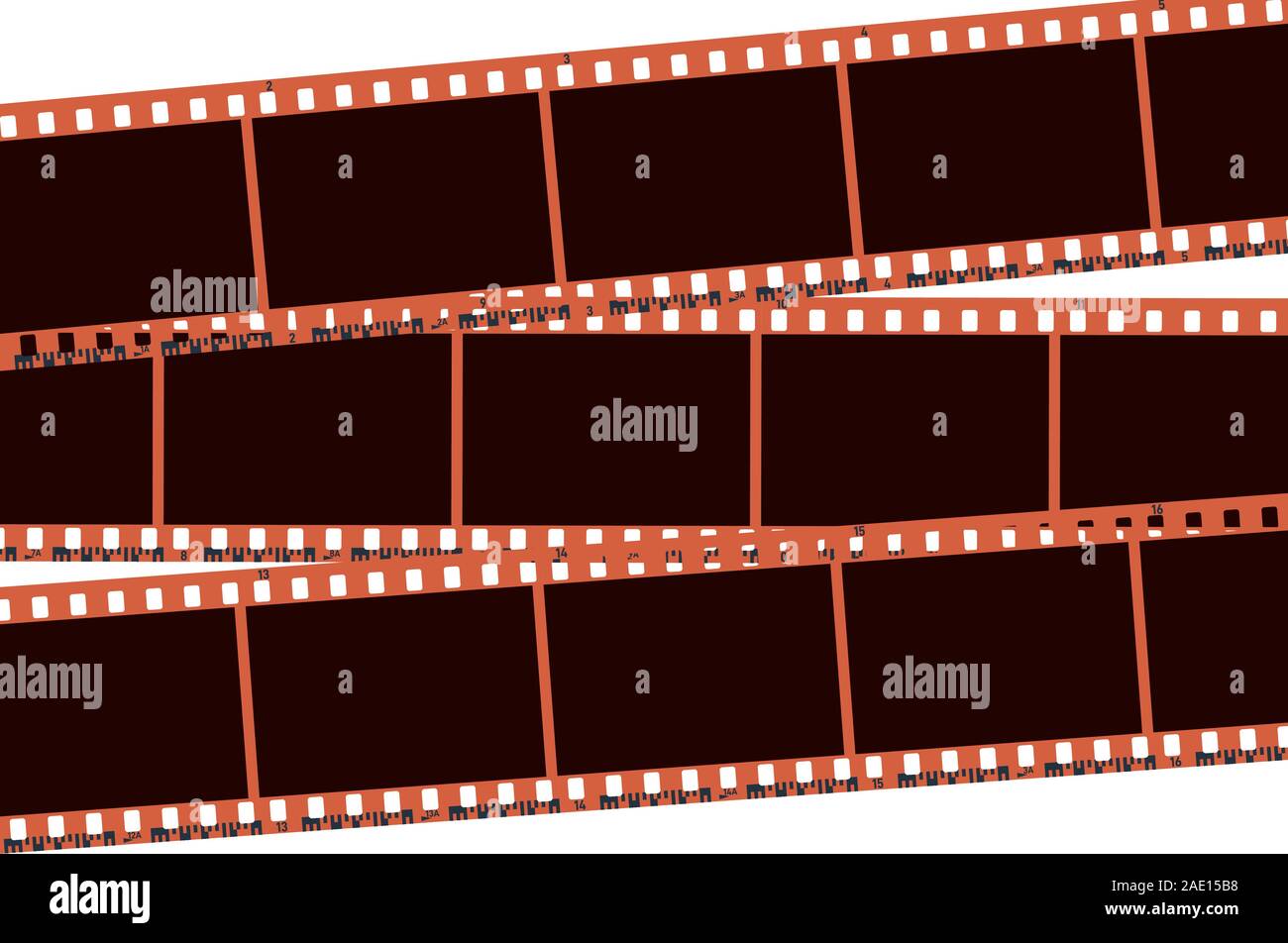 Film strip frames Stock Vector Images - Alamy