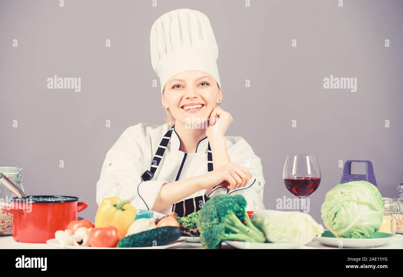 Girl adorable chef teach culinary. Best culinary recipes to try at home ...