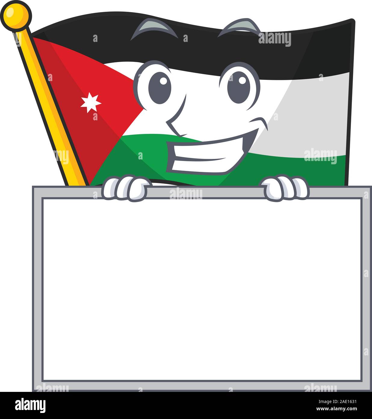 Wavy jordanian flag hi-res stock photography and images - Alamy