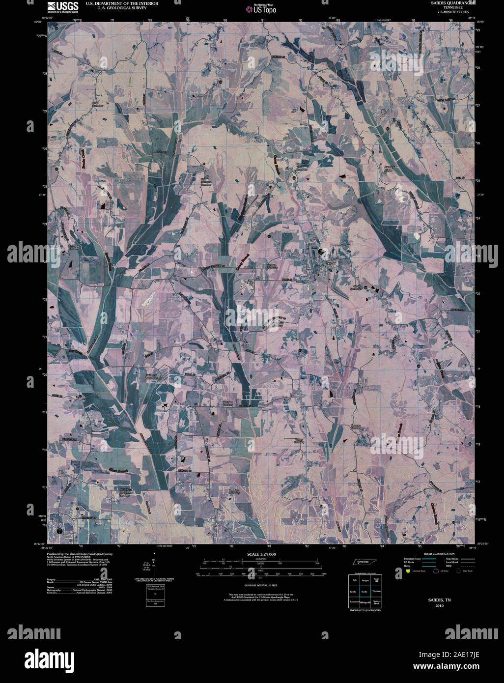 Map of sardis hi-res stock photography and images - Alamy