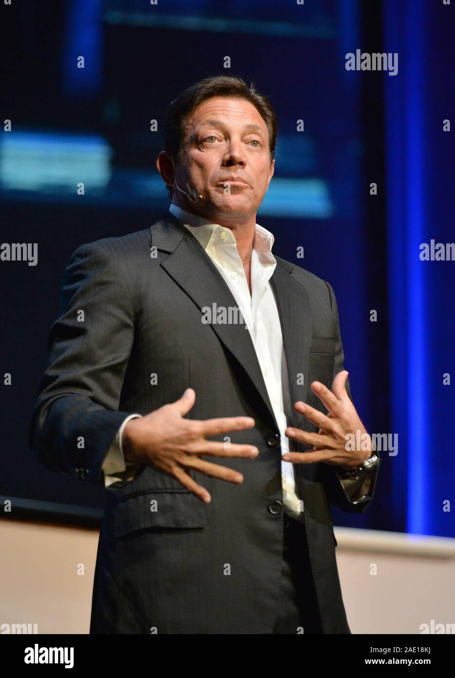 FORT LAUDERDALE, FL - SEPTEMBER 17: Motivational speaker Jordan Belfort ...