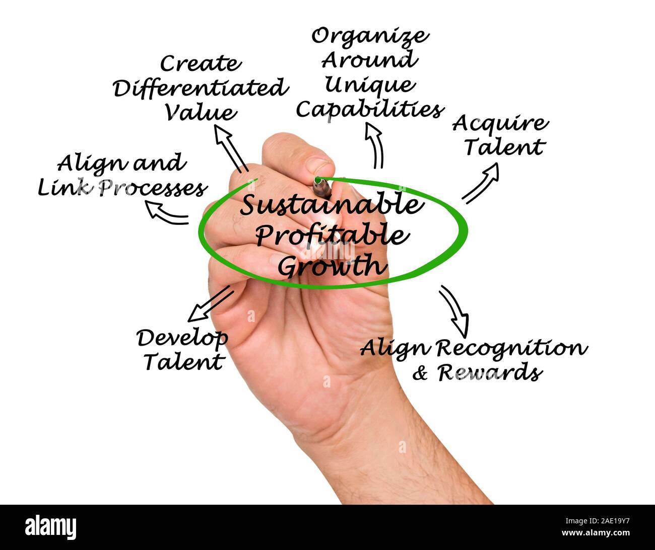 Sustainable Profitable Growth Stock Photo - Alamy