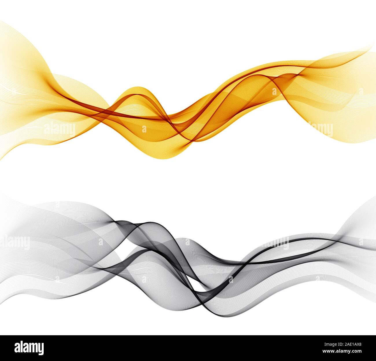 Set of color abstract wave design element Stock Vector Image & Art - Alamy