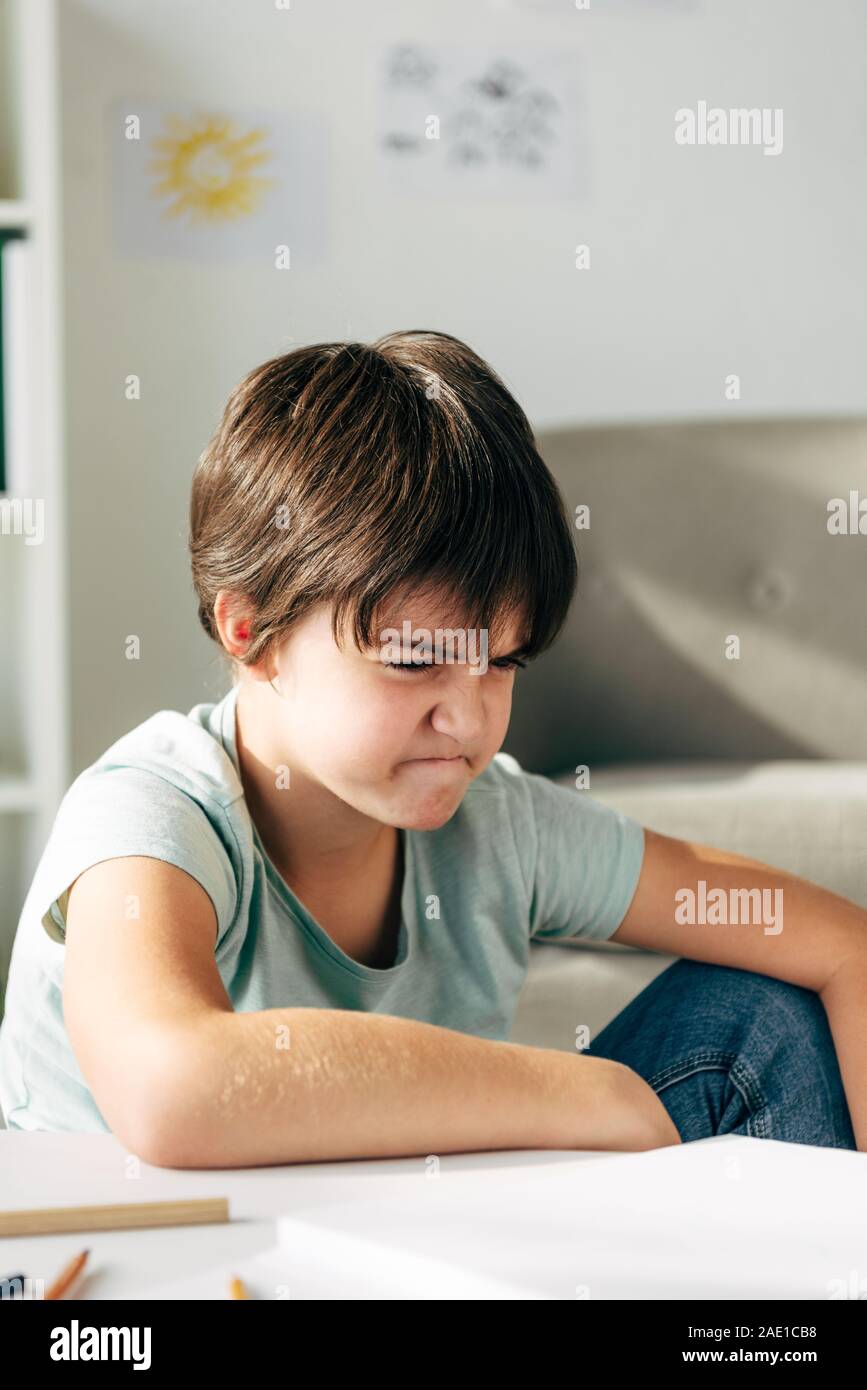 Irritated kid hi-res stock photography and images - Alamy