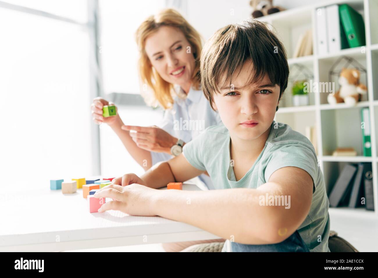 Building boy autism hi-res stock photography and images - Alamy
