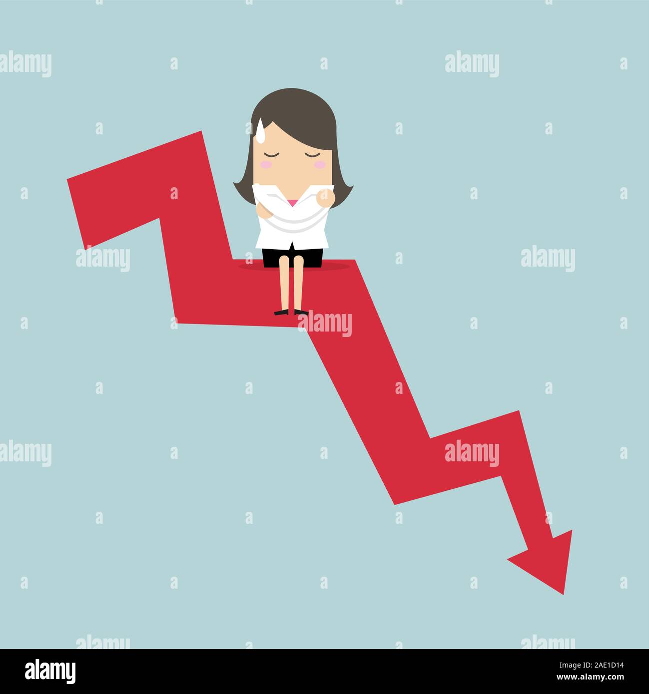 Fail sitting Stock Vector Images - Alamy