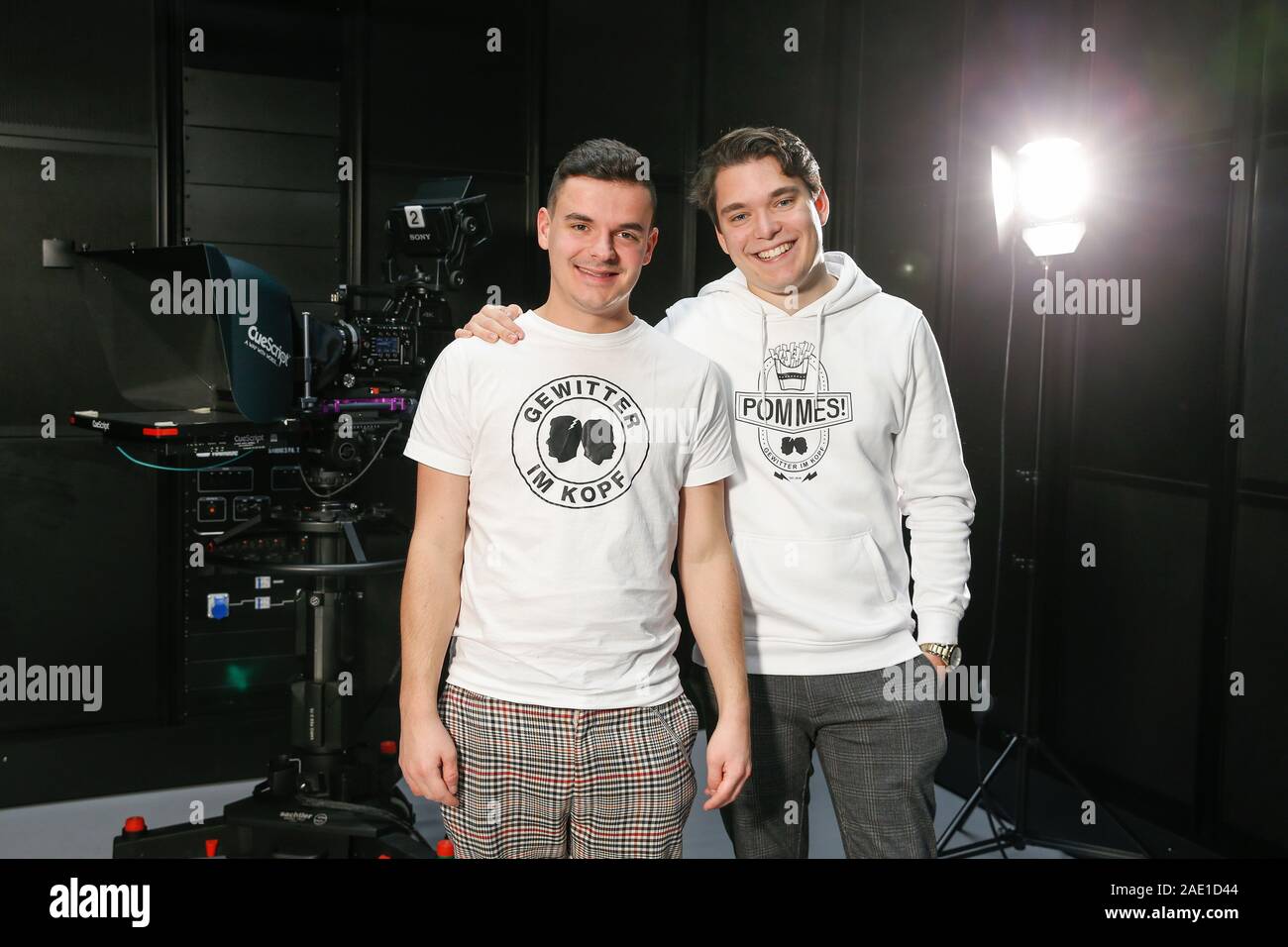 Berlin, Germany. 02nd Dec, 2019. Jan Zimmermann (l) and Tim Lehmann ...