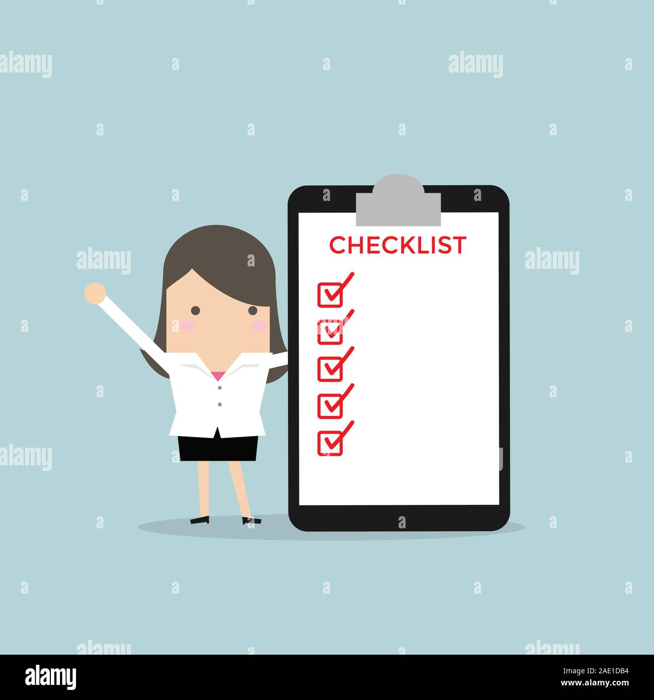 Cartoon character check boxes hi-res stock photography and images - Alamy