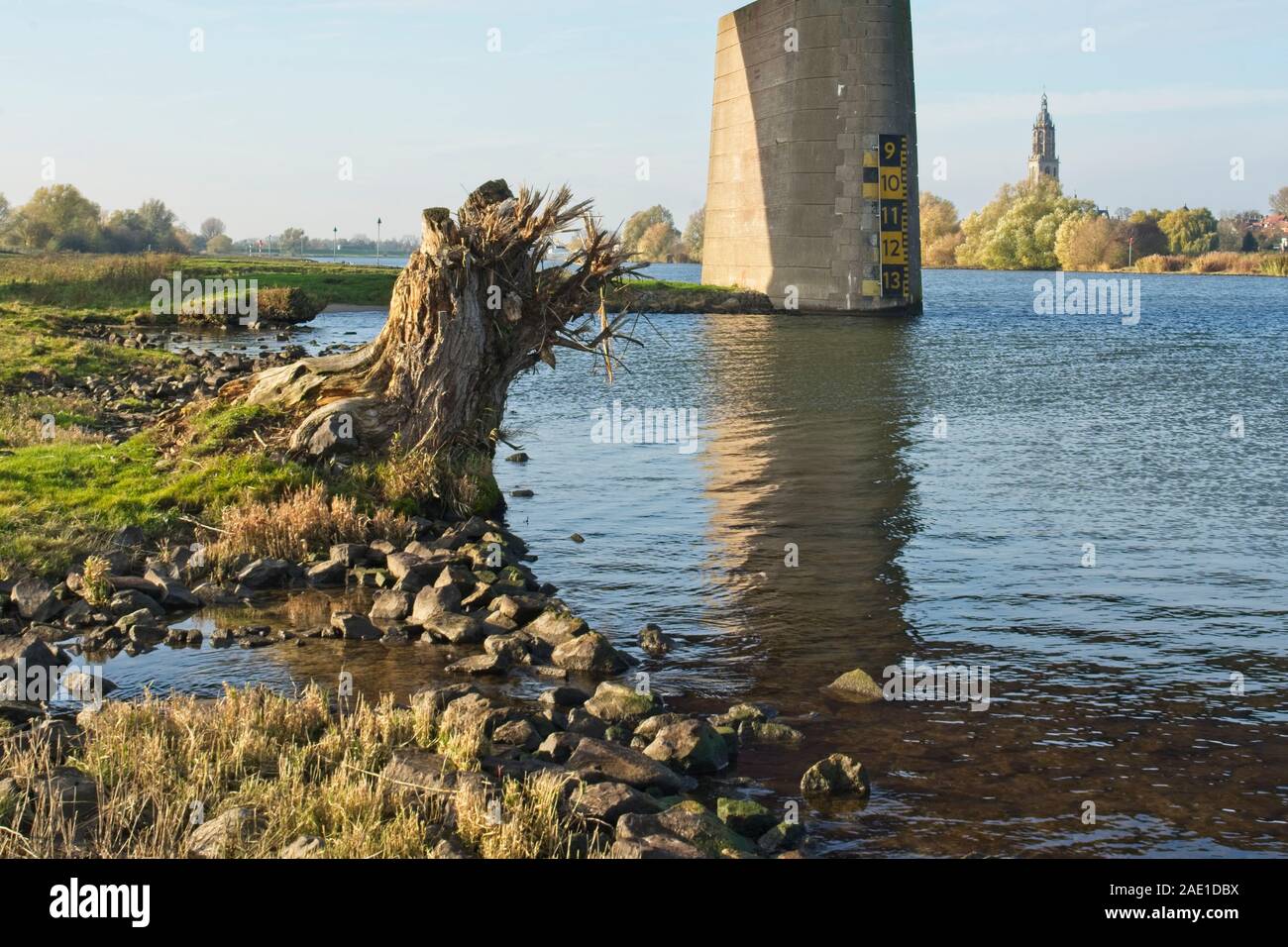 Rhenen historic city in the Netherlands along the river Rhine Stock ...