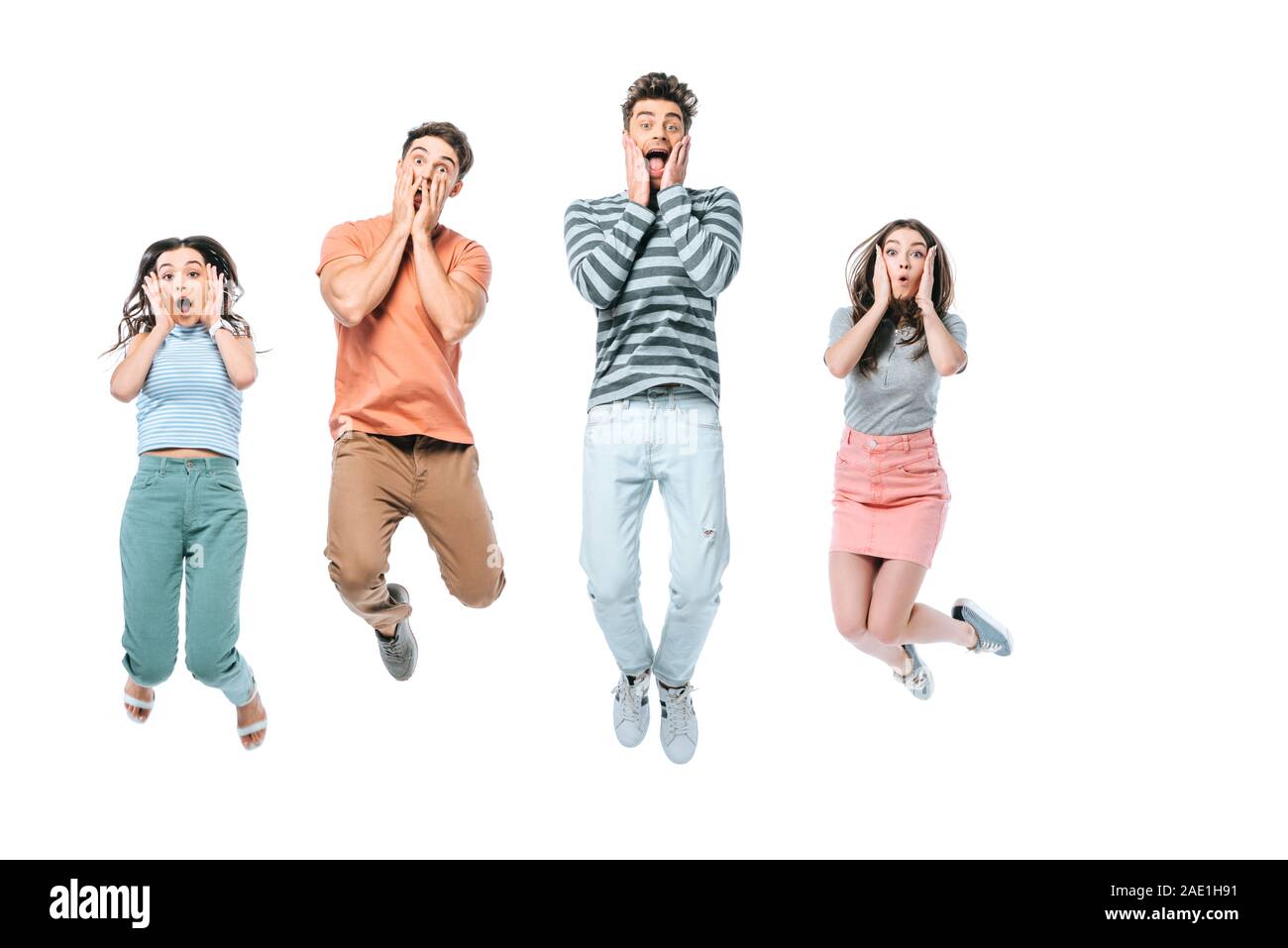 Girls screaming Cut Out Stock Images & Pictures - Alamy
