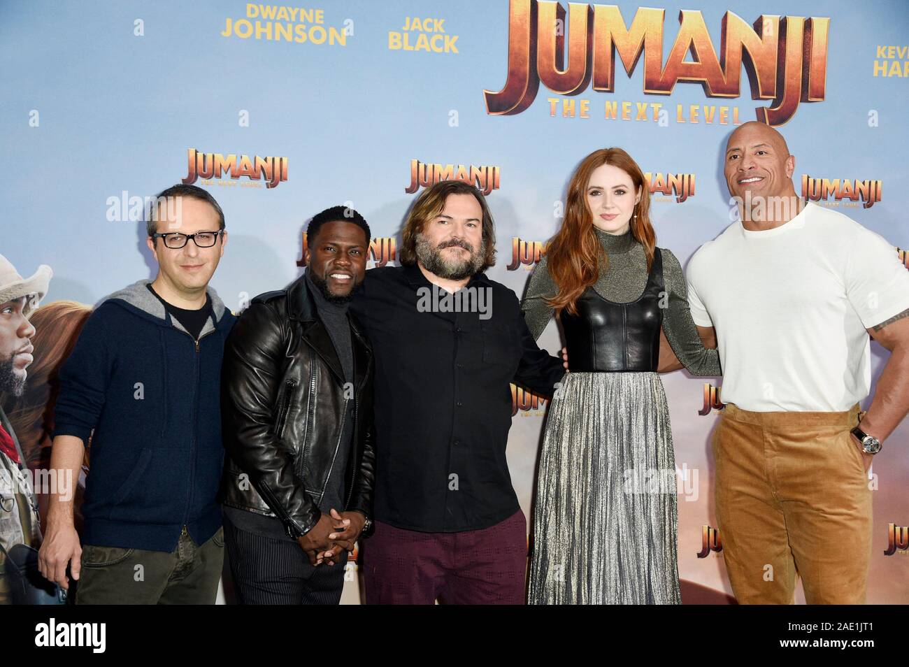 Berlin, Deutschland. 04th Dec, 2019. Jake Kasdan, Kevin Hart, Jack ...