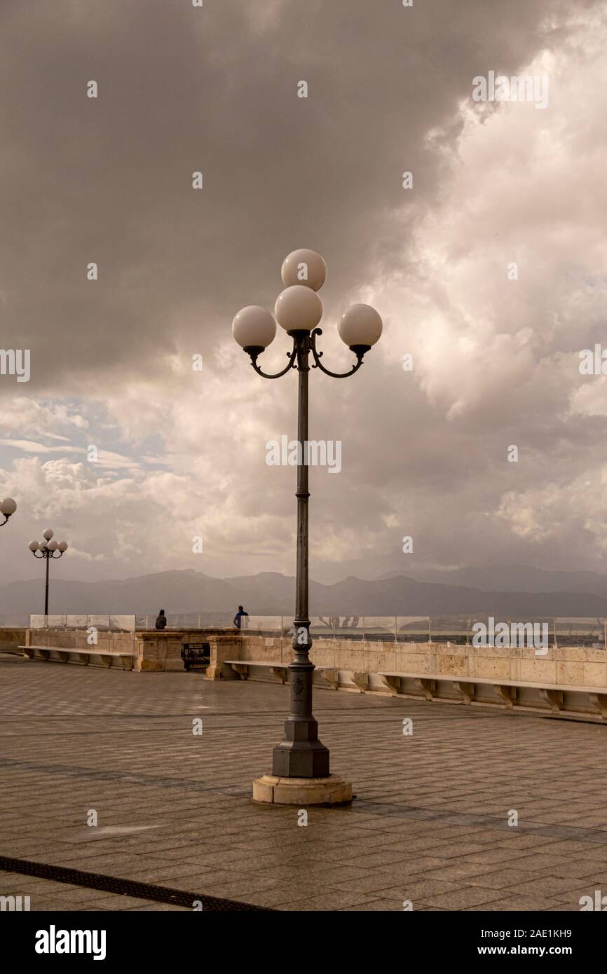 City street lamp in heavy rain Stock Photo - Alamy