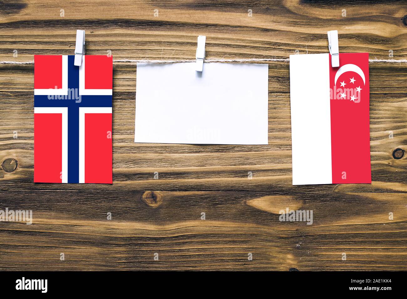 Singapore norway flag hi-res stock photography and images - Alamy