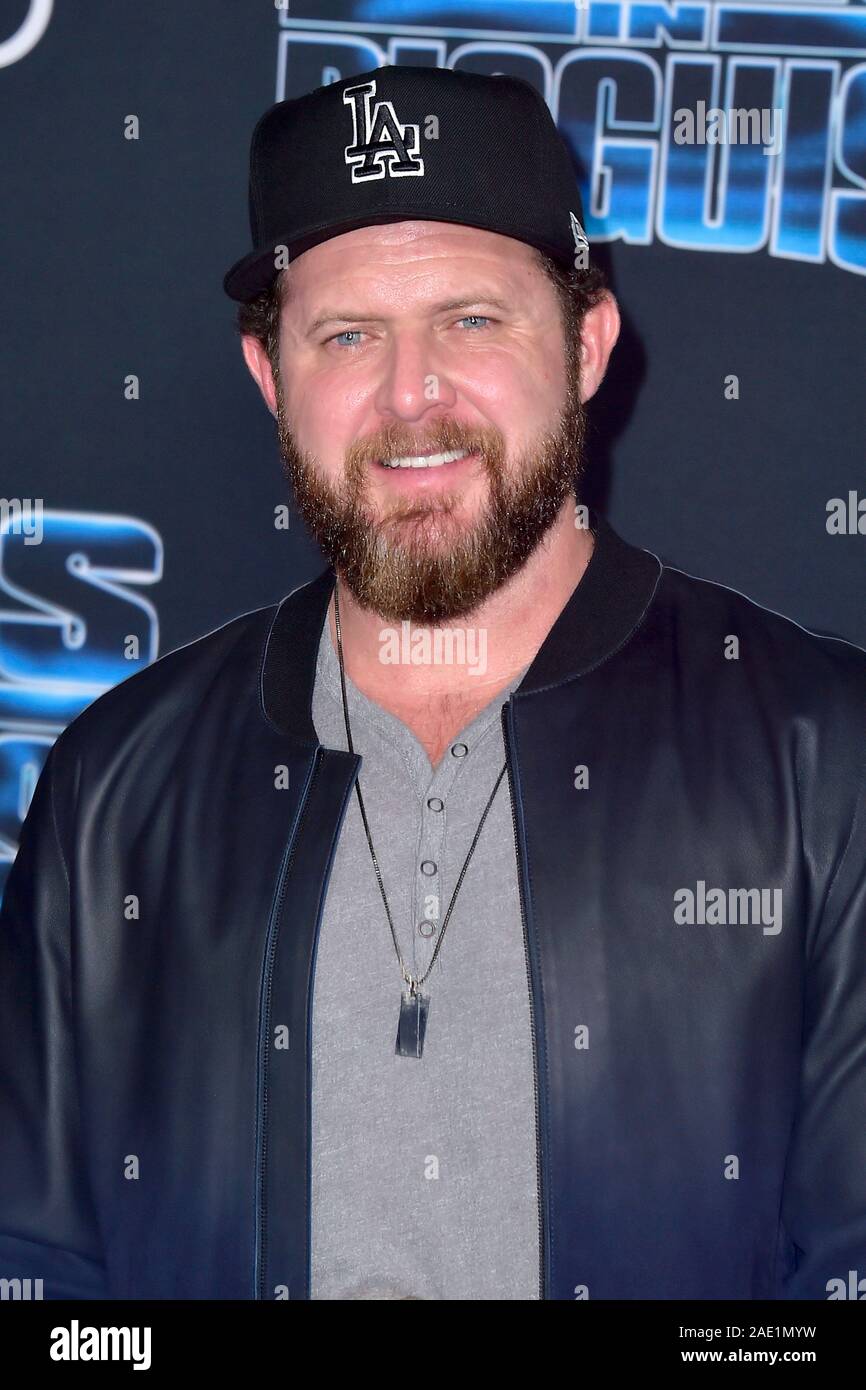 AJ Buckley at the world premiere of the movie 'Spies in Disguise ...