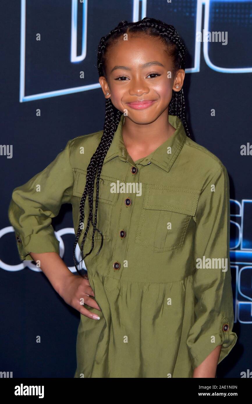 Faithe Herman at the world premiere of the movie 'Spies in Disguise ...