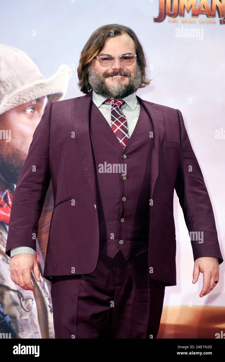 Jack Black at the premiere of the movie 'Jumanji: The Next Level' at ...