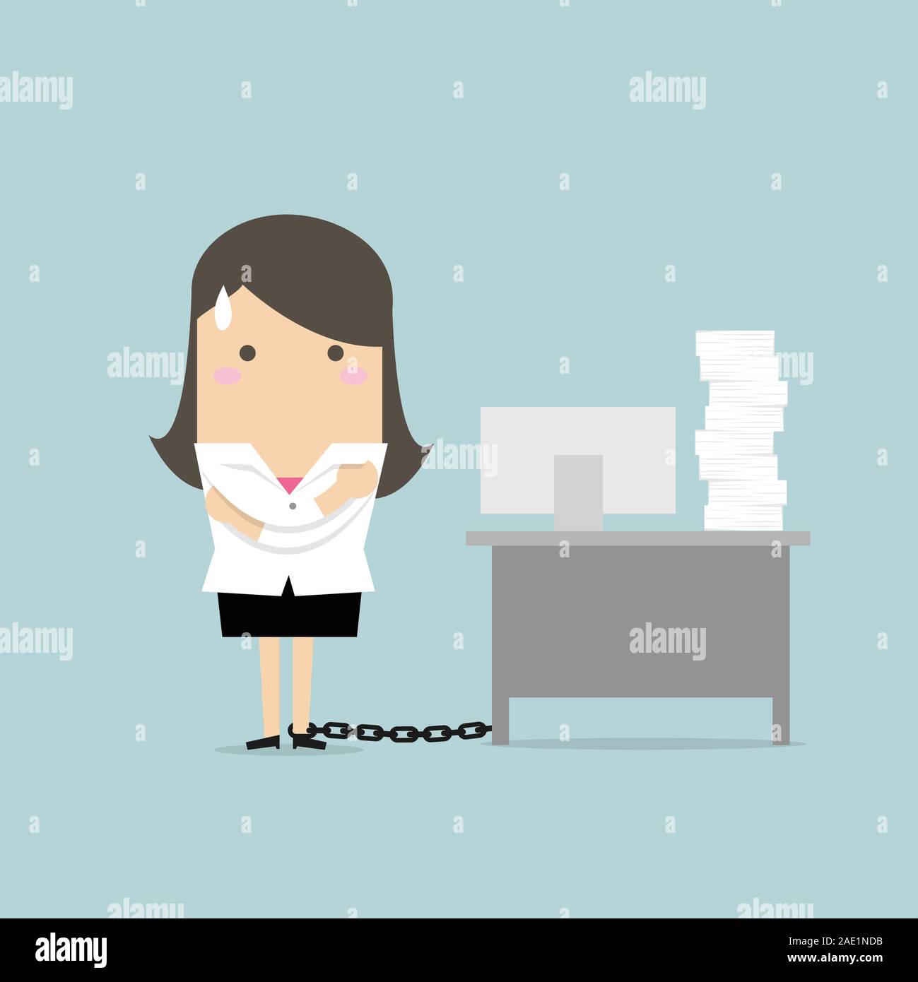 Chained slave woman Stock Vector Images - Alamy Chained slave woman Stock Vector Images - Alamy