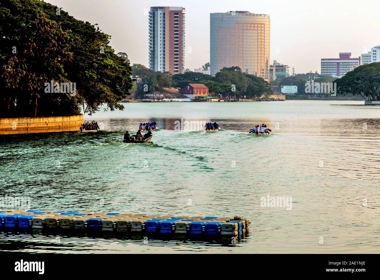 Ulsoor lake boating, Bangalore, Bengaluru, Karnataka, India, Asia Stock ...