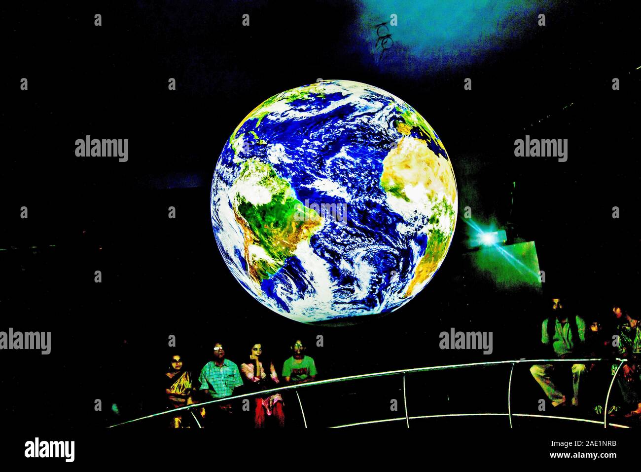 Earth in Visvesvaraya Science Museum, Bangalore, Karnataka, India, Asia ...