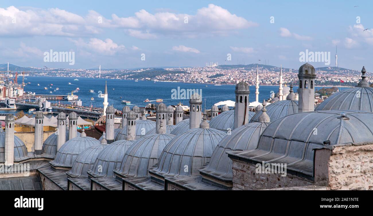 Beautiful Bosphorus view from Istanbul, Turkey Stock Photo - Alamy