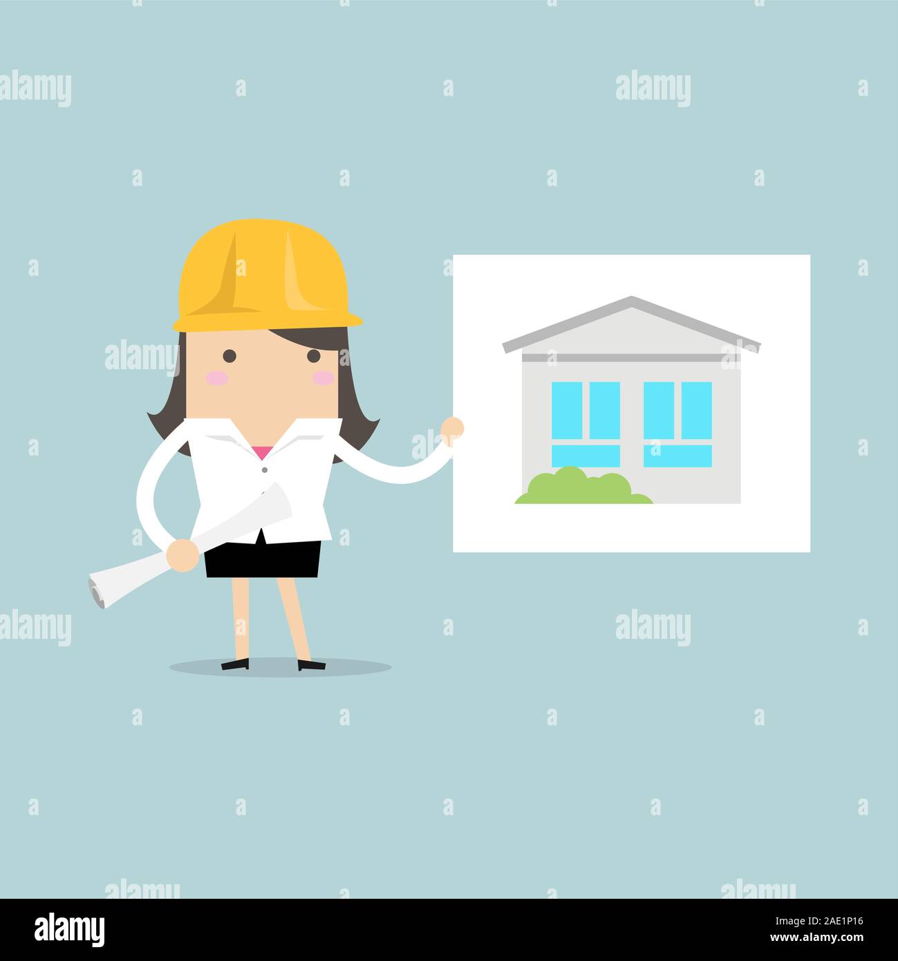 Architecture plans house Stock Vector Images - Alamy