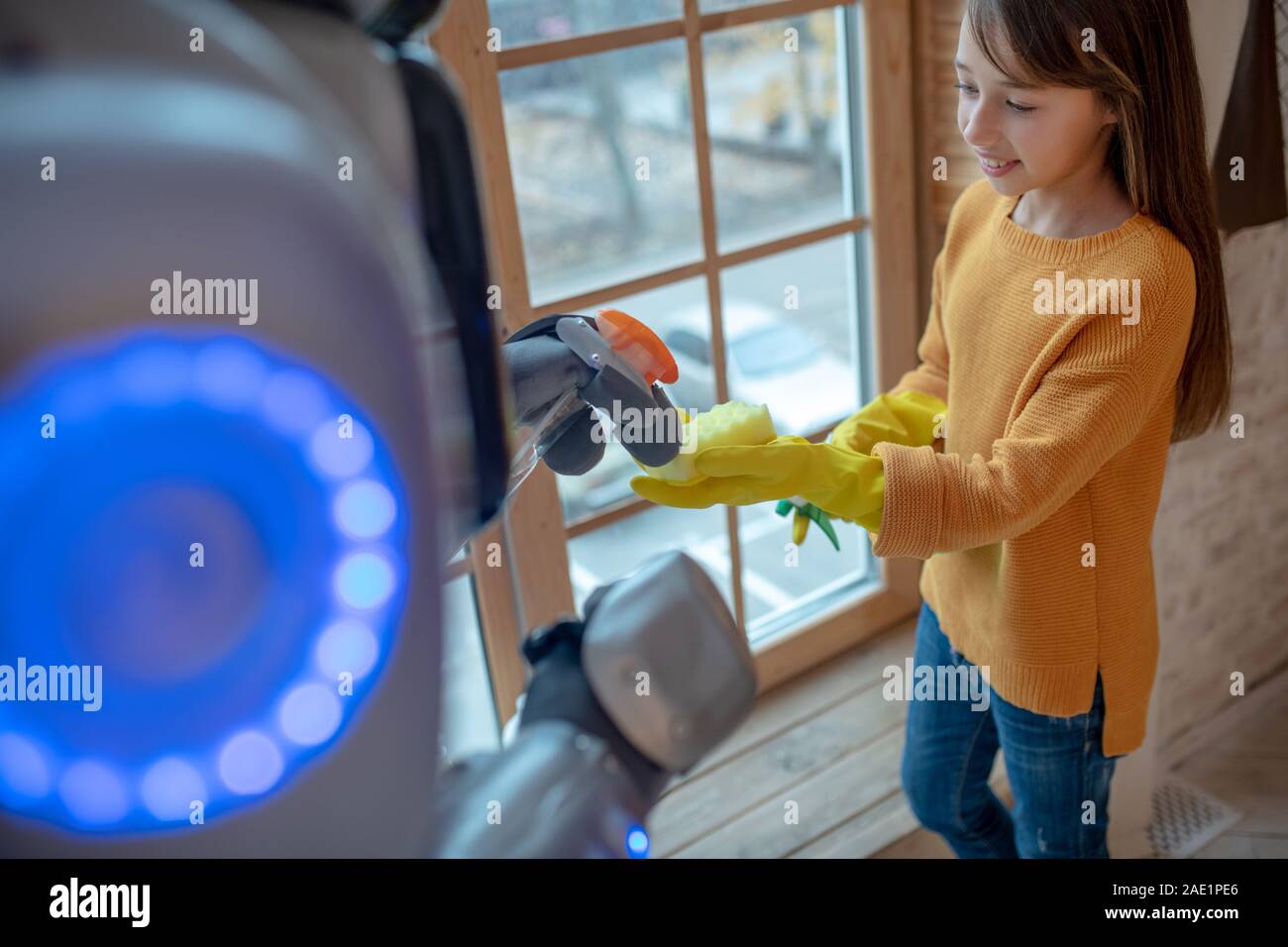 Cleaning robot technology intelligence hi-res stock photography and ...
