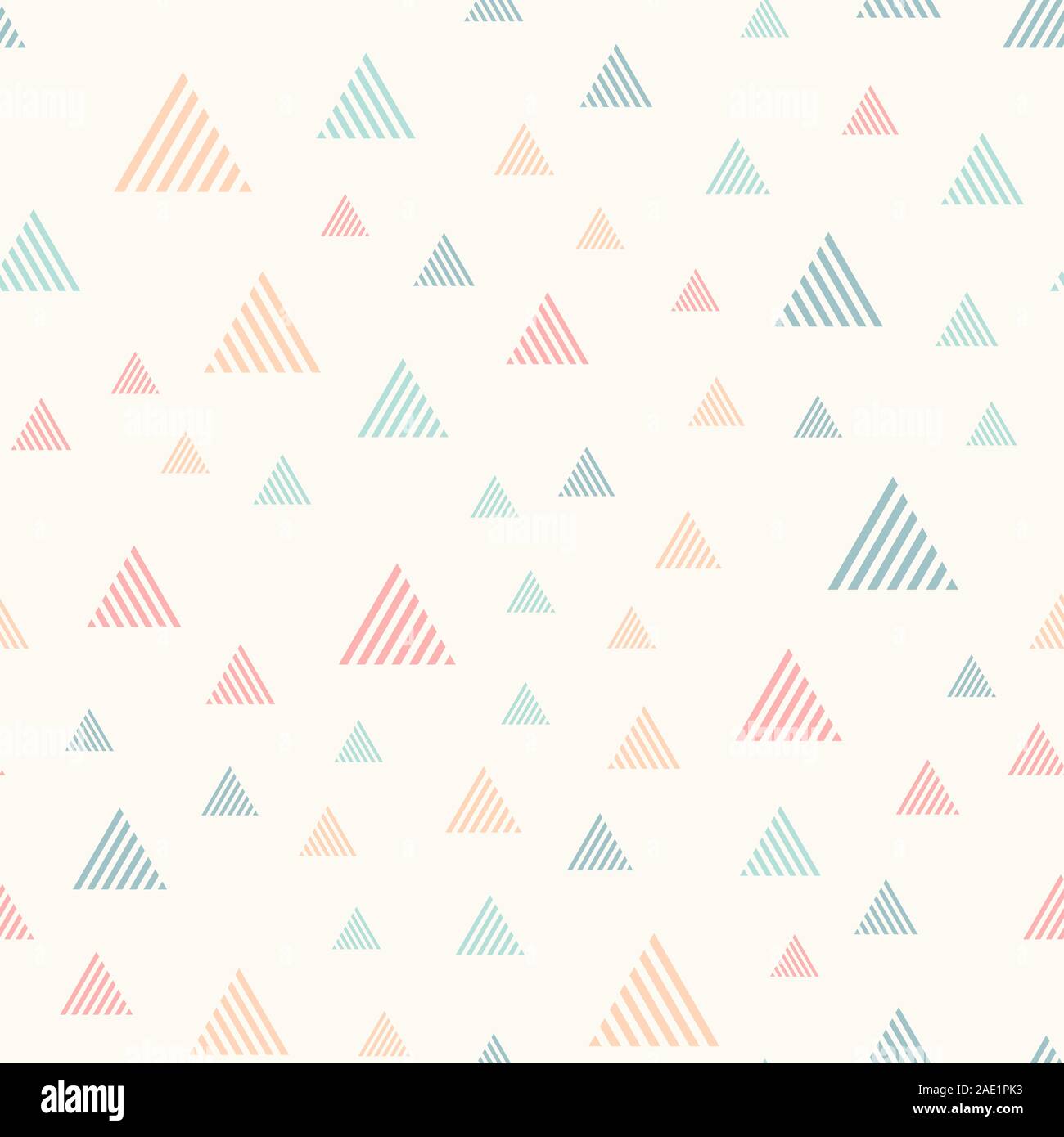 Abstract seamless pattern with triangles pastel color Stock Vector ...