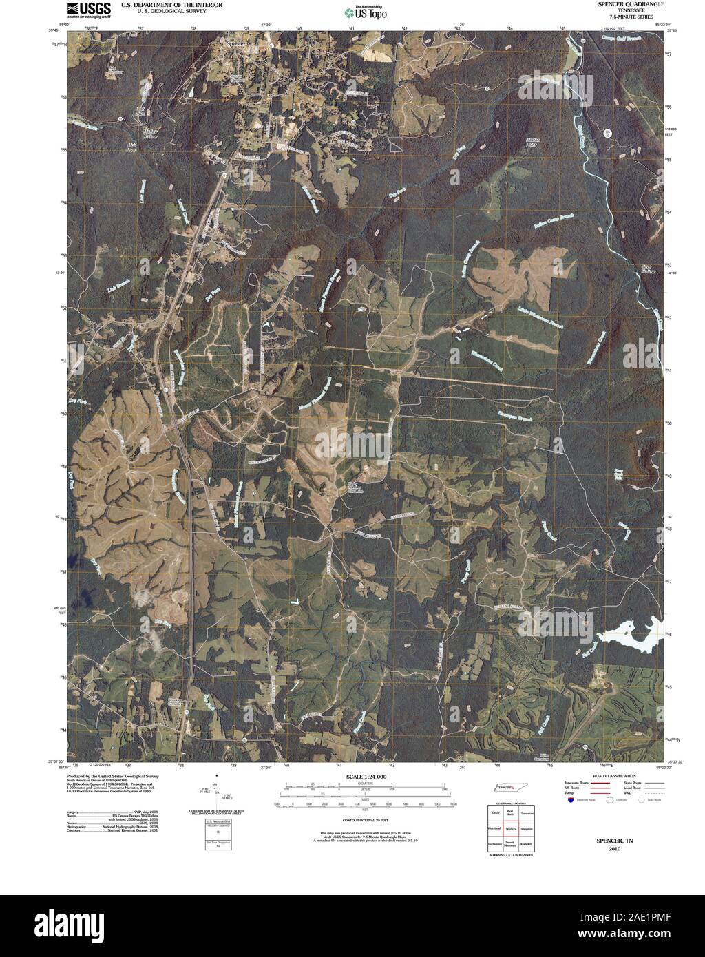 Map of spencer Cut Out Stock Images & Pictures - Alamy