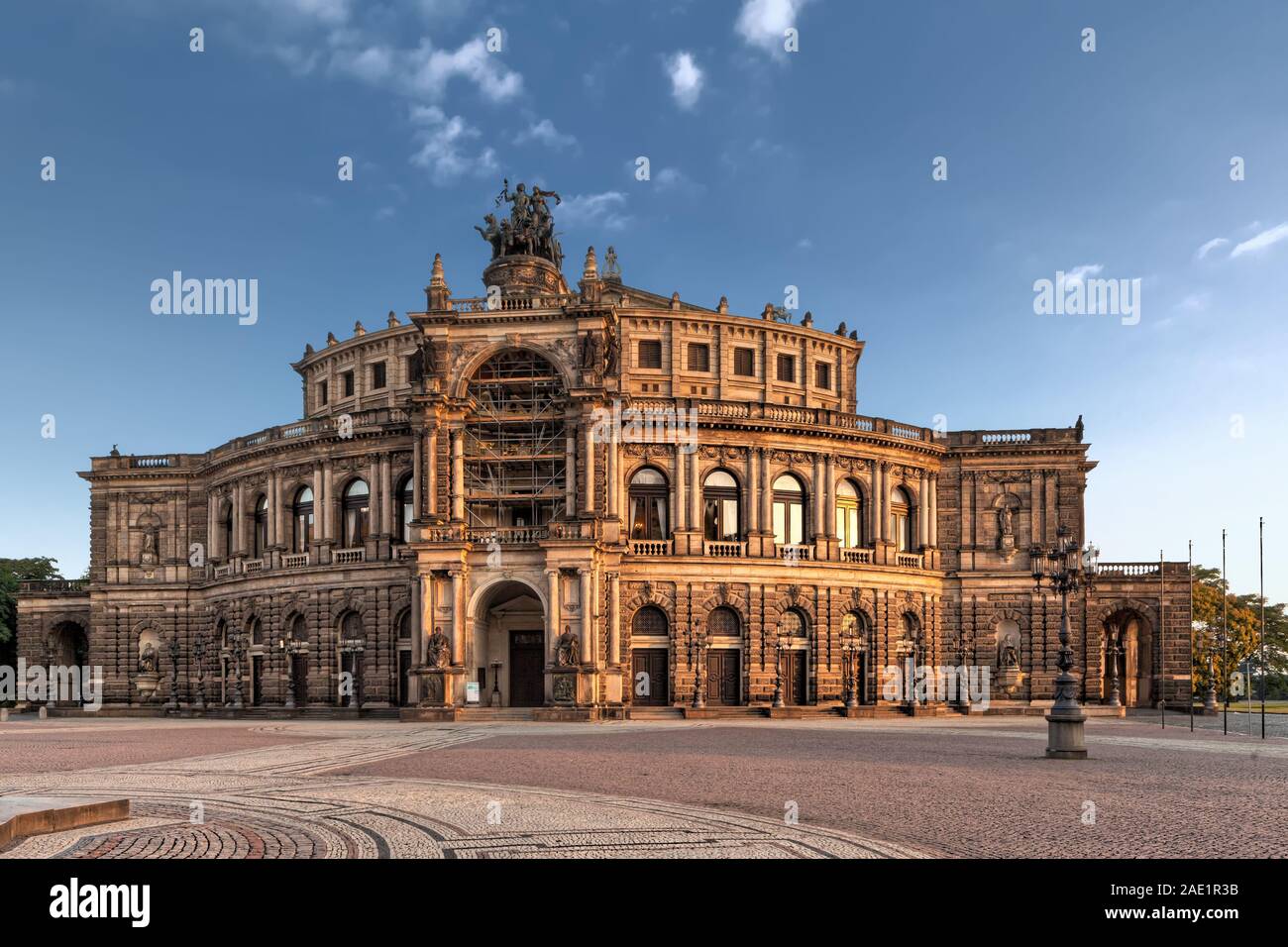 Semper Opera from outside in Dresden Stock Photo - Alamy