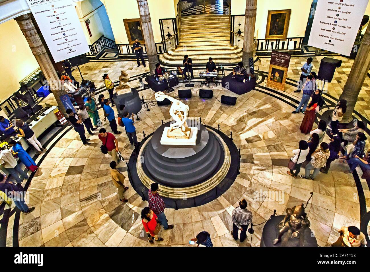 Main hall of CSMVS Museum, Prince of Wales museum, Mumbai, Maharashtra ...