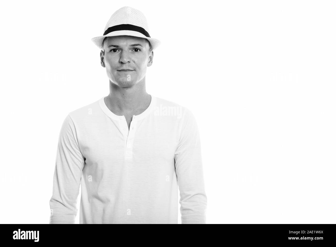 Handsome young man wearing hat hi-res stock photography and images - Alamy