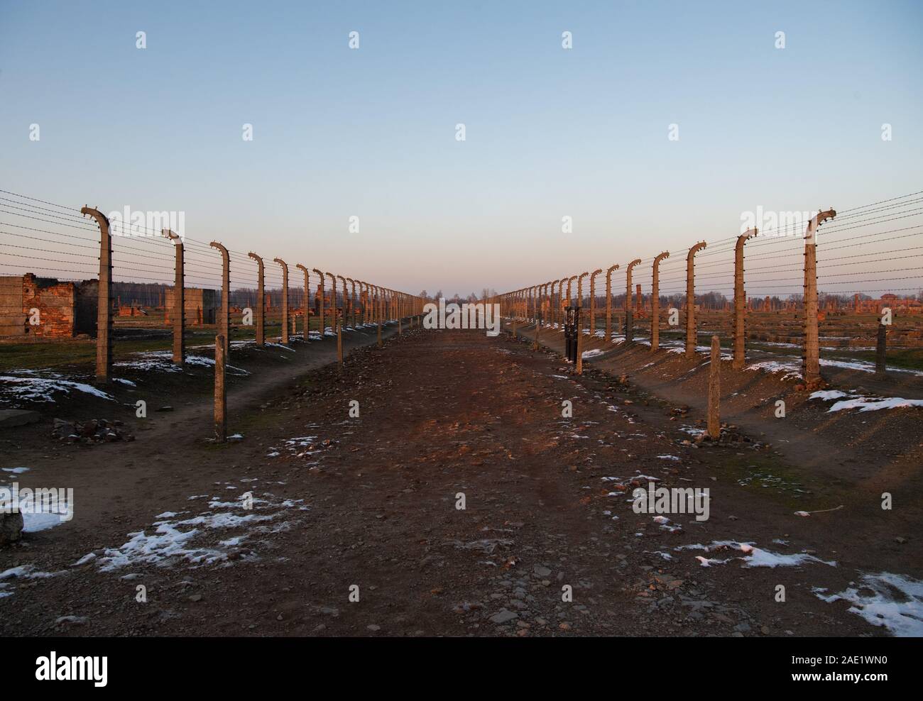 Chimneys auschwitz concentration camp hi-res stock photography and ...