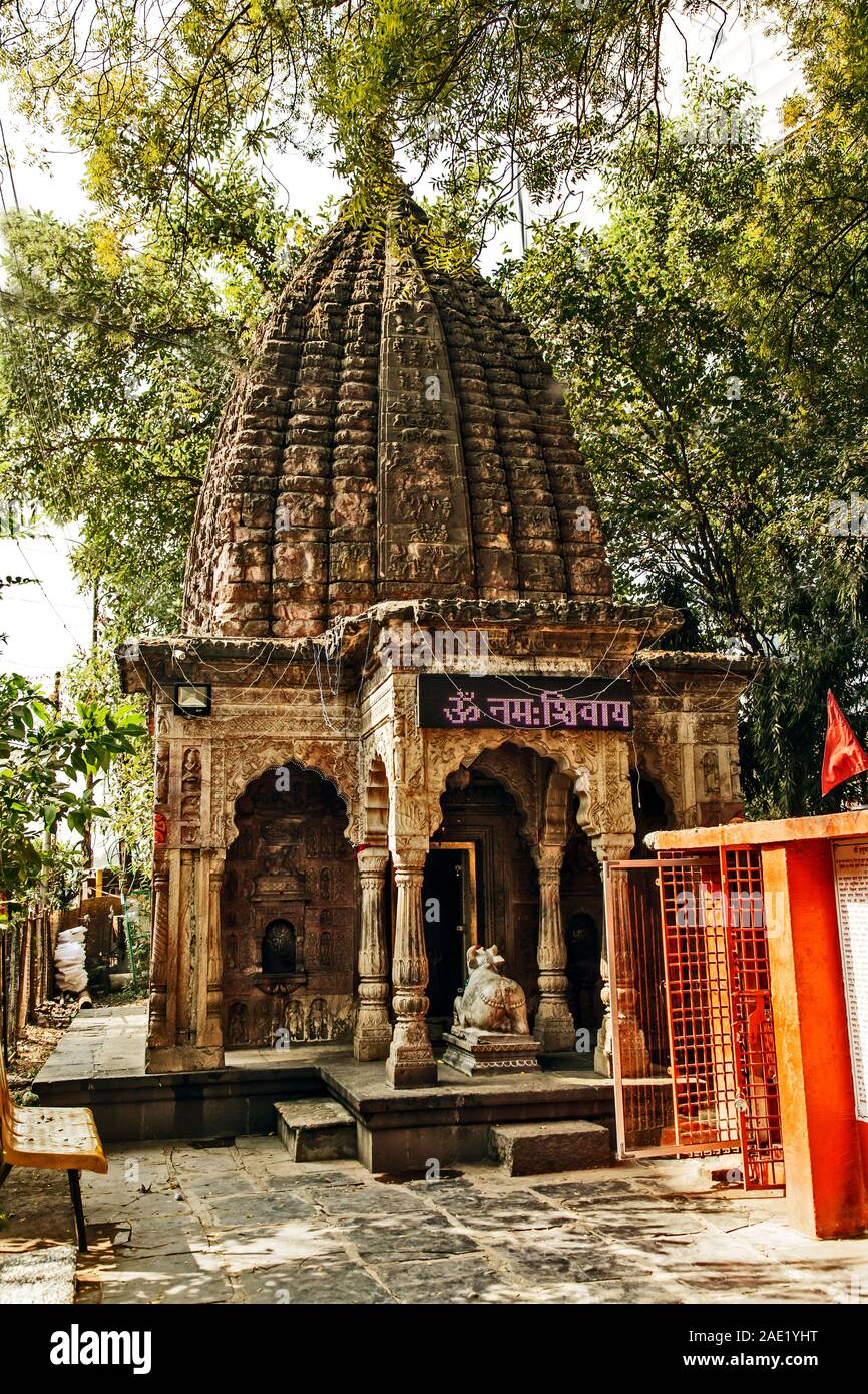 Shiva temple, Sitabuldi, Nagpur, Maharashtra, India, Asia Stock Photo ...