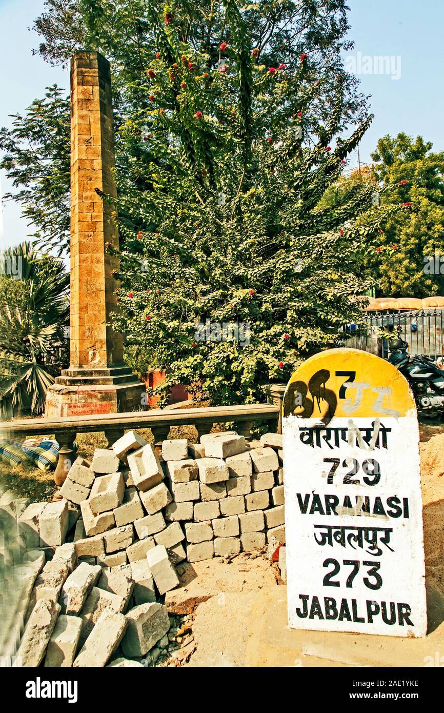 Zero Milestone, Nagpur, Maharashtra, India, Asia Stock Photo - Alamy