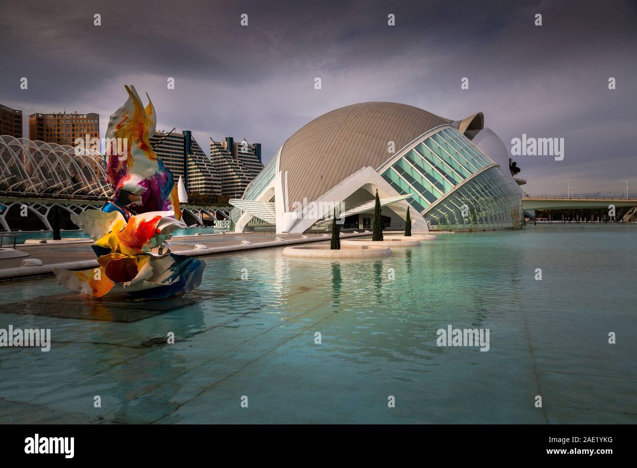 The Hemisferic building in Valencia Stock Photo - Alamy