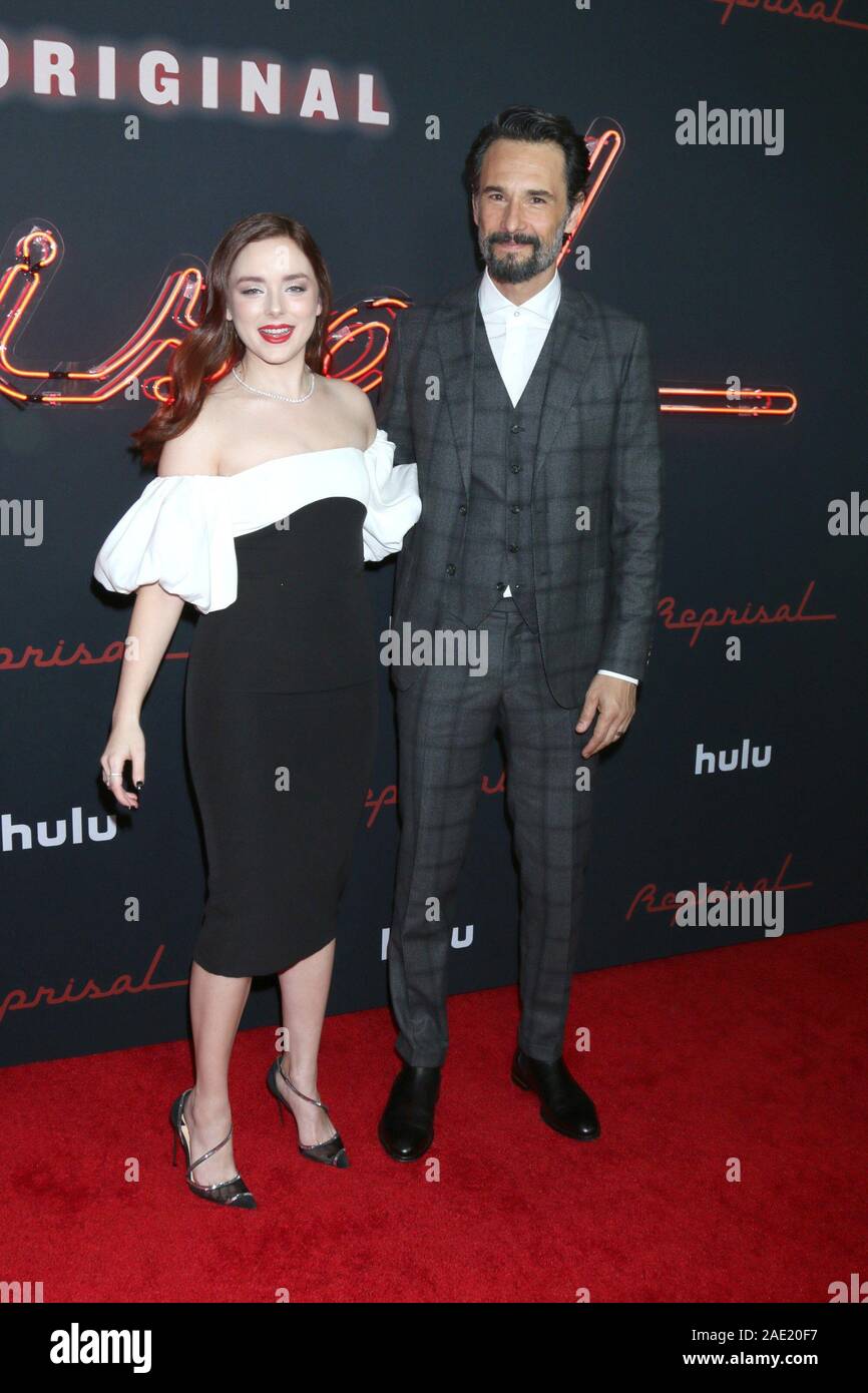 Los Angeles, CA. 5th Dec, 2019. Madison Davenport, Rodrigo Santoro at ...