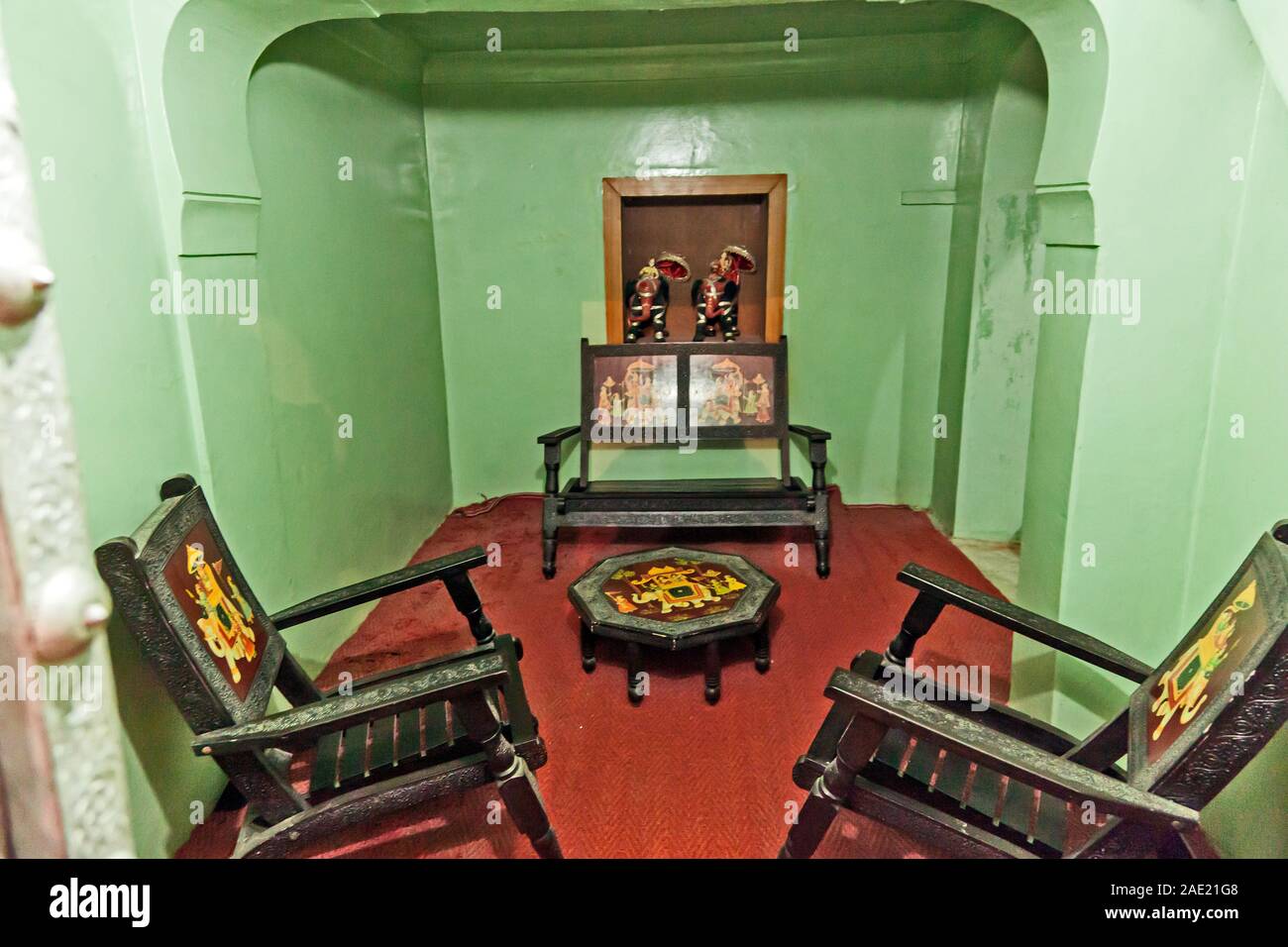 Drawing room, Ramnath Podar Haveli Museum, Nawalgarh, Shekhawati ...