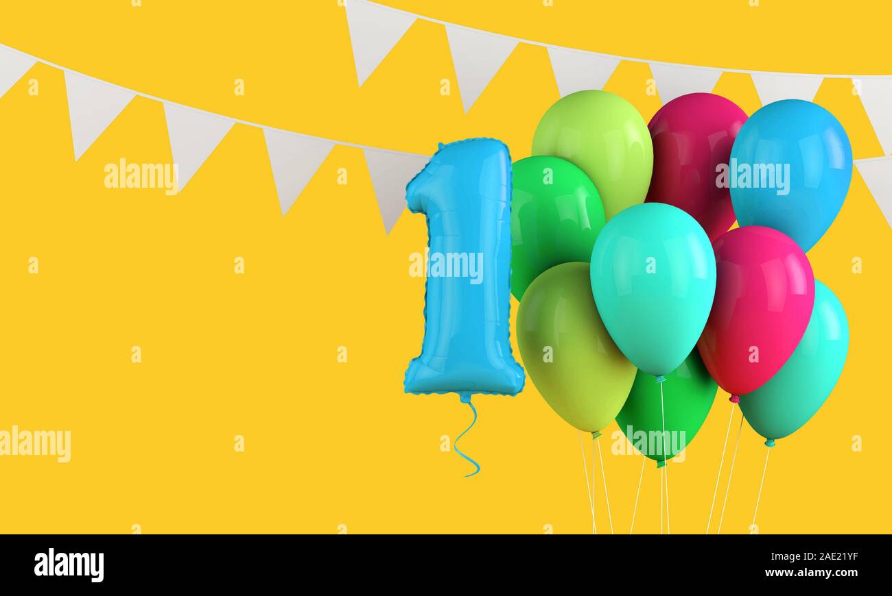 Single Birthday Balloon Images