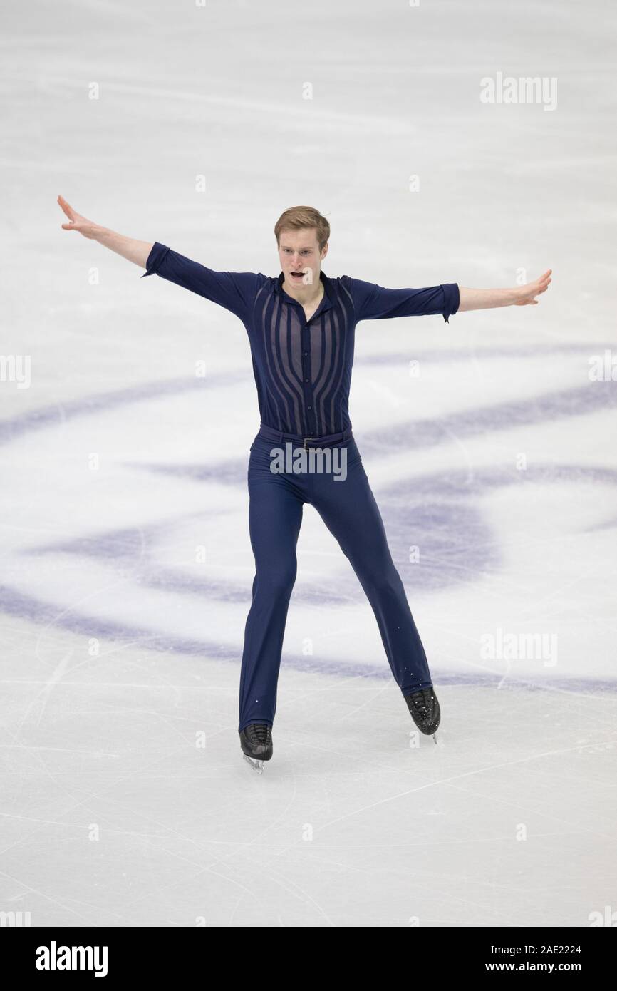 Alexander Samarin of Russia competes during senior men short program at ...