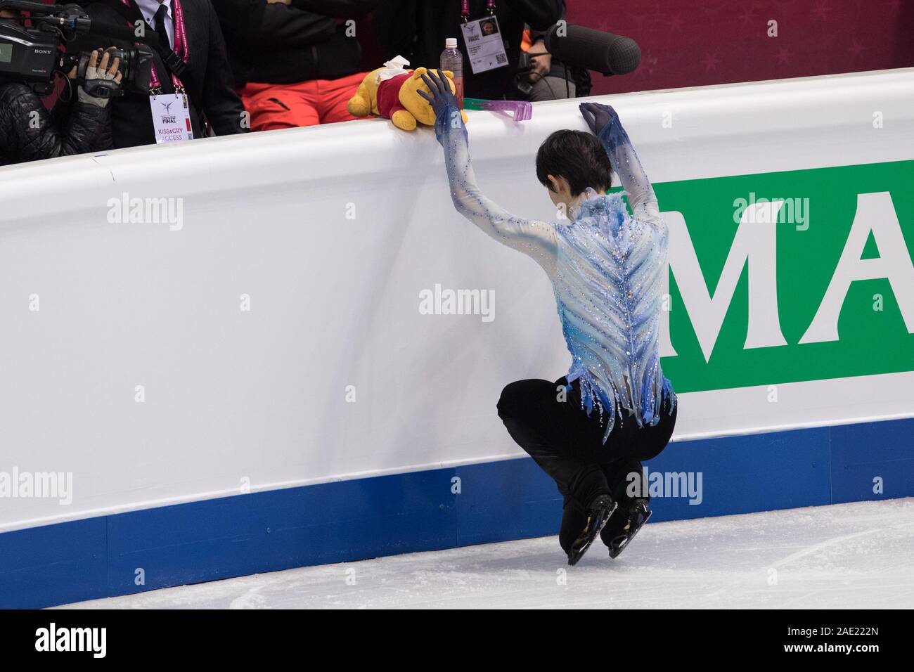 Yuzuru Hanyu of Japan competes during senior men short program at ...